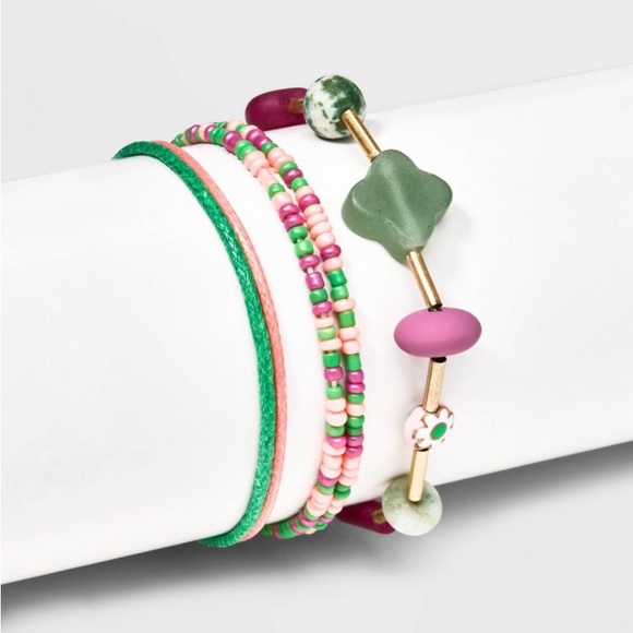 Universal Thread | Jewelry | Semiprecious Jasper Jade Quartz ...
